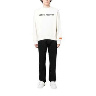 Heron Preston Herren, Sweatshirts & Hoodies, Wei&szlig;, LGr&ouml;&szlig;e