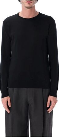 John Smedley Homme, Pulls, Noir, Taille: L Pull Hatfield