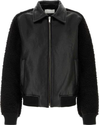 Random Identities Homme, Vestes, Noir, Taille: S Veste en cuir synth&eacute;tique