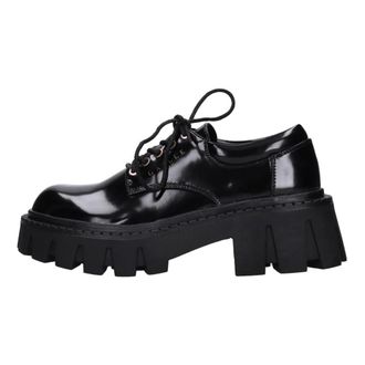 Ga&euml;lle Paris Femme, Chaussures, Noir, Taille: 36 EU Ballerines &agrave; Lacets