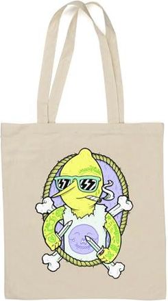 Generic TV 14 Sac fourre-tout en coton naturel Blanc