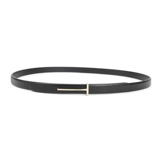 Tom Ford Schwarzer Lederg&uuml;rtel f&uuml;r Frauen - - Accessories - Damen - Schwarzk - 80 CM