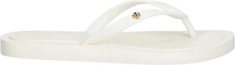 Tory Burch Tongs matelass&eacute;es Kira - Femme - Chaussures - Blanc - Taille: 35 1/2 EU