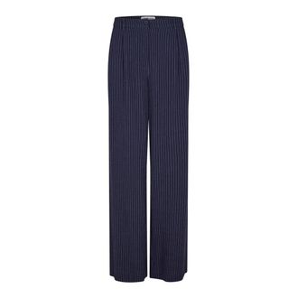 Lollys Laundry Wide Hosen - - Trousers - Damen - Blau - 2XL