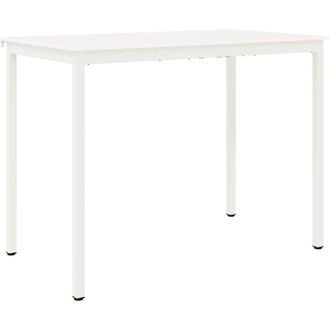 vidaXL Bartisch Wei&szlig; 140 x 80 x 105 cm Massives Kiefernholz vidaXL