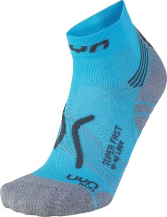 UYN Damen Run Super Fast Socke, Atoll/Grey York, 41/42