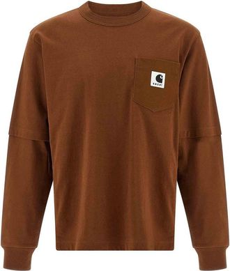 sacai T-Shirt - Marron