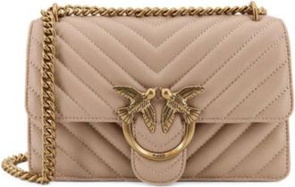Pinko Pinko, Femme, Sacs, Beige, Taille: ONE Size Sac bandouli&egrave;re