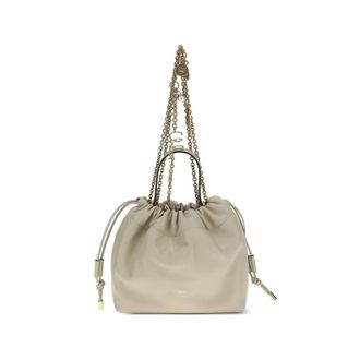 Chlo&eacute; Chain Drawstring Bucket Bag