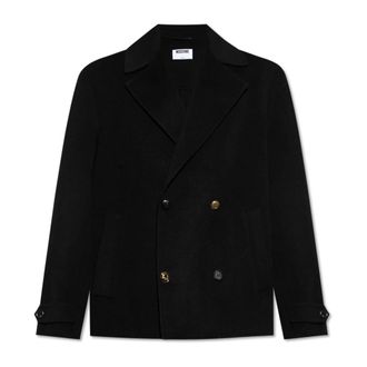 Moschino Wollmantel - - Coats - Herren - Schwarzk - L