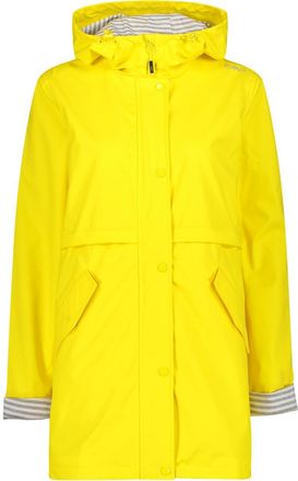 F.lli Campagnolo Damenjacke mit fester Kapuze, Gelb, XS