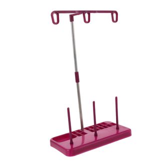 NUOBESTY Garnrollenhalter f&uuml;r N&auml;hmaschinen 3 Faden Kunststoff Spulenst&auml;nder N&auml;hzubeh&ouml;r Universell f&uuml;r Selbstgemacht und Bastelarbeiten