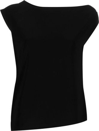 Norma Kamali Femme, Blouses et Chemises, Noir, Taille: 36 FR Haut &agrave; &eacute;paules d&eacute;nud&eacute;es