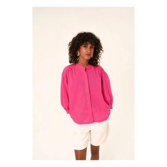 Sacr&eacute;coeur Blouse Carla Hibis Popeline Sacr&eacute;coeur