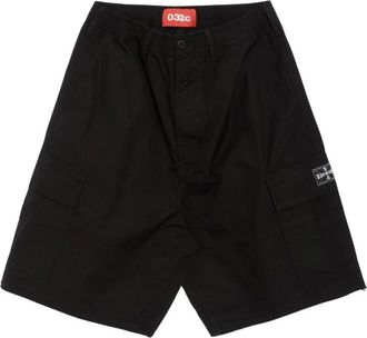032c Homme, Shorts, Noir, Taille: L Team Cargo Short