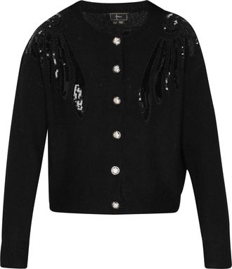 Faina Strickjacke Frauen Schwarz