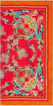 Etro Etro Tuch Mit Seide rot