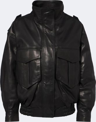 Frankie Shop Lederjacke Napa