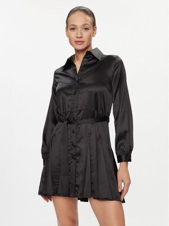 Liu Jo Hemdkleid MF3401 T3450 Schwarz Regular Fit