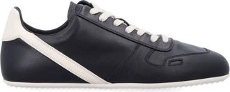 Rick Owens Low-Top Sneaker - Low-Top Minimal Sneaker With Angled Side Stripe - Gr. 40 (EU) - in Schwarz - f&uuml;r Damen