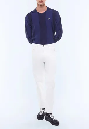 Fursac Pantalon 5 poches en twill de coton - Taille 29 - Homme