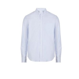 Editions 102 Gestreiftes Baumwollhemd - Blau