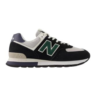 New Balance Wildleder Schn&uuml;rschuhe Gummisohle - - Shoes - Herren - Schwarzk - 42 EU