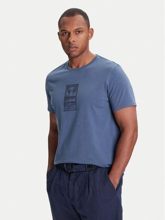 Guess T-Shirt M5YI67 KBW41 Blau Regular Fit