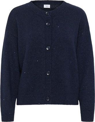 Saint Tropez Femme, Pulls, Bleu, Taille: 44 FR Cardigans