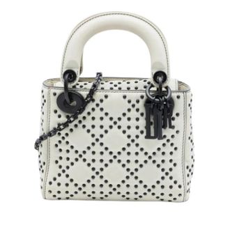 Dior Pre-owned Lady Dior Mini Bag - - Pre-owned - Damen - Wei&szlig; - ONE SIZE