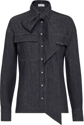 Brunello Cucinelli Chemise - Bleu