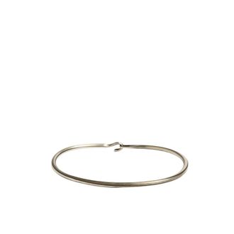 Werkstatt M&uuml;nchen Bangle Side Hook Groove - unisex - Accessoires - Gris - Taille: M