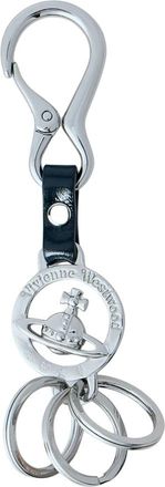 Vivienne Westwood Porte-cl&eacute;s Orb Medallion - Homme - Accessoires - Gris - Taille: ONE Size