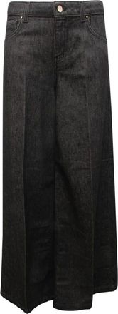Relish Femme, Jeans, Noir, Taille: W30 Linda Wide Jeans
