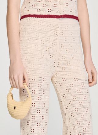 Sandro Petite maroquinerie en crochet