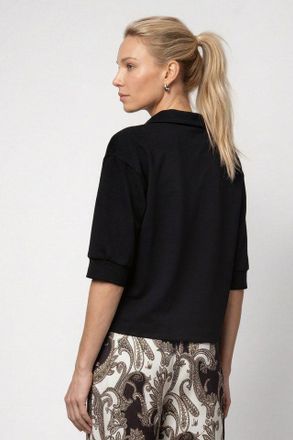 Monari Sweatshirt Sweatshirt Basic Schmuckdetail Regular fit mit Strasssteinen