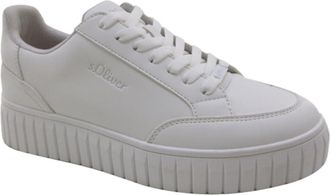 s.Oliver Damen 2177876 Sneaker mit Plateau-Sohle, 0100, 36 EU