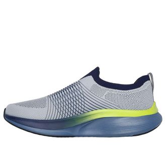 Skechers Go Walk Max Walker Constantine Sneaker für Herren, Grau/Limette, 39.5 EU