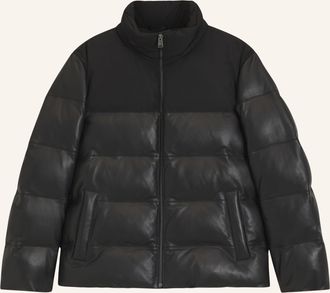 HUGO BOSS Lederjacke H-Madder schwarz