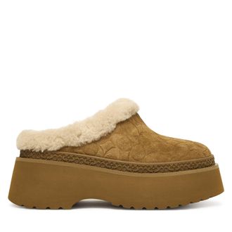 Coach Hausschuhe Coach Cecelia Signature CCO36 Braun