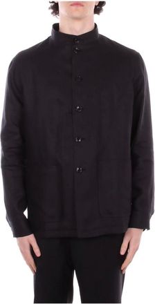 Tagliatore Homme, Vestes, Noir, Taille: 2XL Linen Jacket
