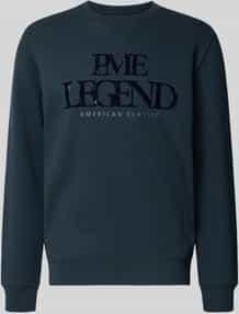 PME Legend Sweatshirt mit Label-Print