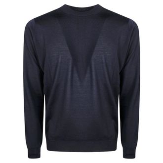 FILIPPO DE LAURENTIIS G. Collo ML F16 Merinos - - Knitwear - Herren - Blau - L