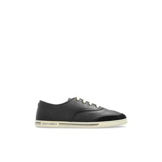 Dolce & Gabbana Leder Sportschuhe - - Shoes - Herren - Schwarzk - 39 EU