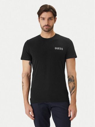 Guess T-Shirt U6GM03 K6YW1 Schwarz Slim Fit