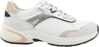 Geox Femme, Chaussures, Blanc, Taille: 40 EU Baskets