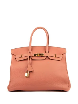 Herm&egrave;s sac &agrave; main Birkin 35 - Tons neutres
