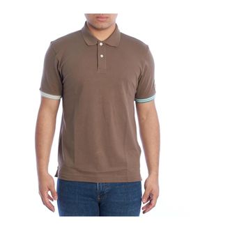 La Martina Kurz&auml;rmeliges Poloshirt - - Tops - Herren - Braun - XL