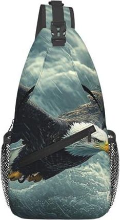 Generic Sea Eagle Sac &agrave; bandouli&egrave;re de voyage pour homme Sac &agrave; dos de randonn&eacute;e