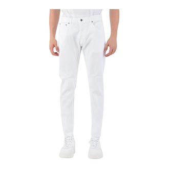 Dondup Homme, Pantalons, Blanc, Taille: W35 Jeans slim